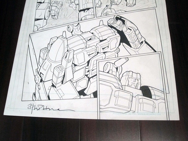 Defensor Original Comic Book Page Artwork | TFW2005 - The 2005 Boards