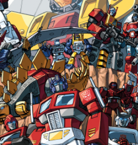 Large AUTOBOTS Group Shot. (Print) – Unreal Books
